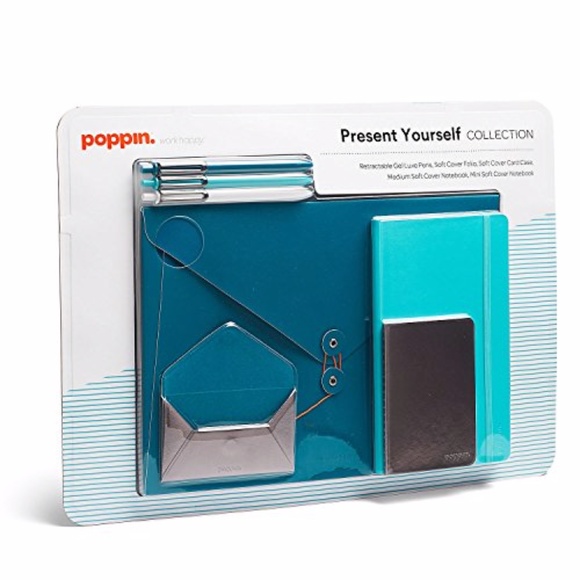 Poppin | Office | Poppin Work Happy Present Yourself Collection Teal 7 ...
